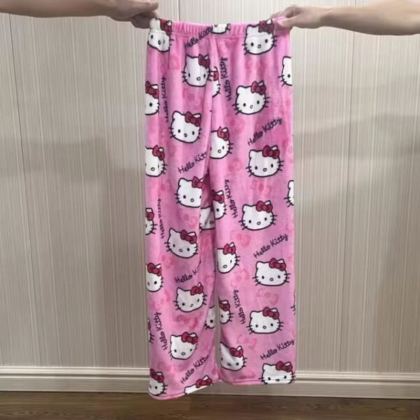 Pantalon de Pyjama Hello Kitty Rose Hiver - Boutique hello kitty
